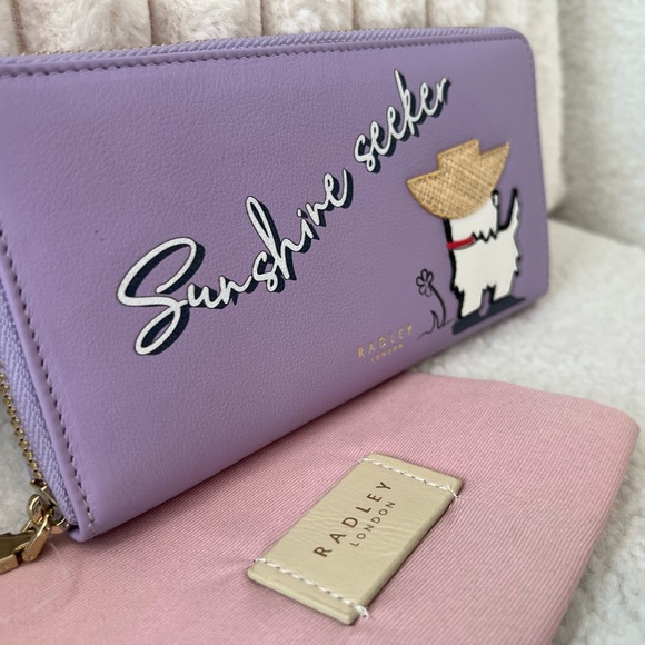 RADLEY LONDON | Bags | Nwt Radley London Leather Sunshine Seeker Zip ...